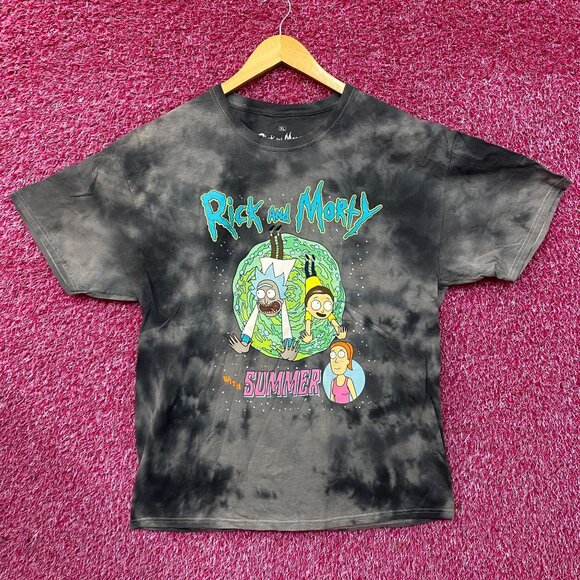 Adult Swim | Shirts | Adult Swim Rick Morty With Summer Tie Dye Tshirt ...